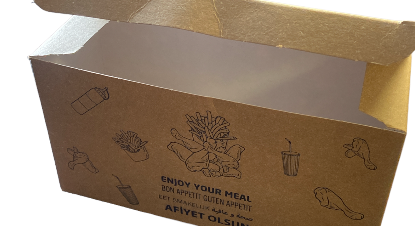 Pommes Box Papier 14x8x7 (600 Stk/Pack,#12) | K-082